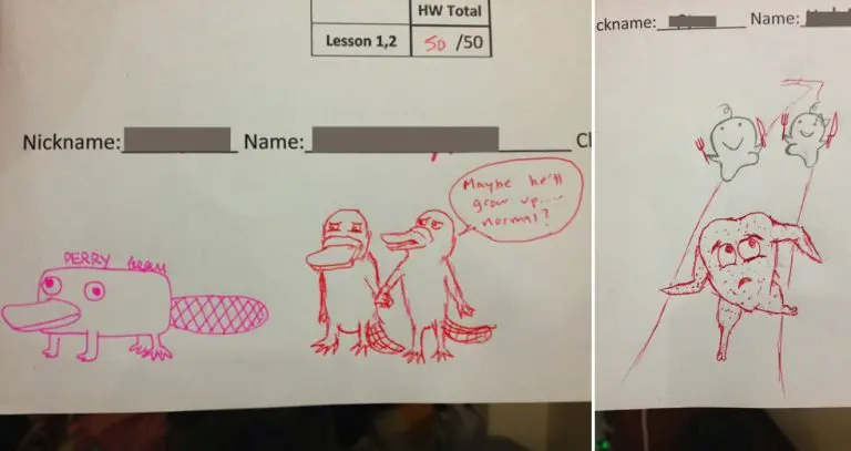 When This Science Teacher's Students Draw On Their Papers He Adds ...