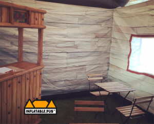 People Are Getting Inflatable Pubs For Their Backyards