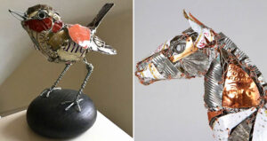 Artist Brian Mock Takes Scrap Metal And Turns It Into Beautiful Sculptures