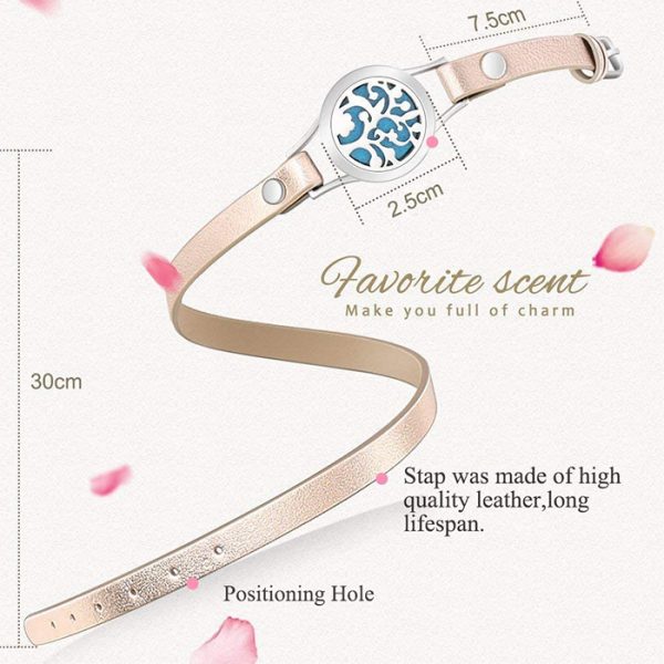 Enjoy Aromatherapy On The Go With This Essential Oil Diffuser Bracelet