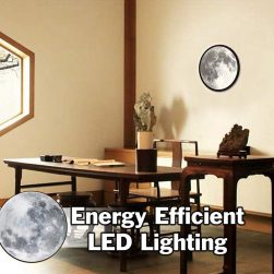 This Moon Mirror Night Light Is A Mirror By Day And Glowing Moon At Night