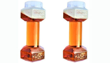 This Dumbbell Beer Glass Combines Working Out With Getting Hammered