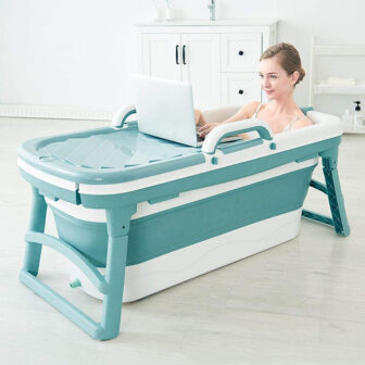 This Folding Portable Bathtub Means You Can Have A Bath Anywhere You Want