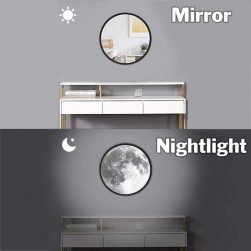 This Moon Mirror Night Light Is A Mirror By Day And Glowing Moon At Night