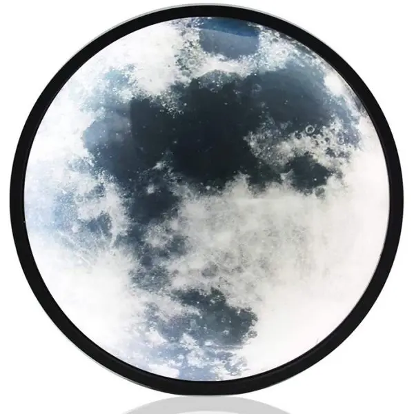 This Moon Mirror Night Light Is A Mirror By Day And Glowing Moon At Night