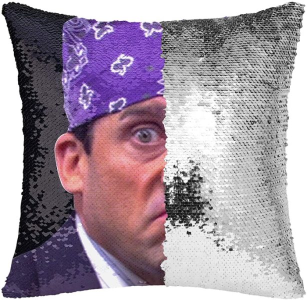 The Prison Mike Sequin Pillowcase Is Something Every Office Needs