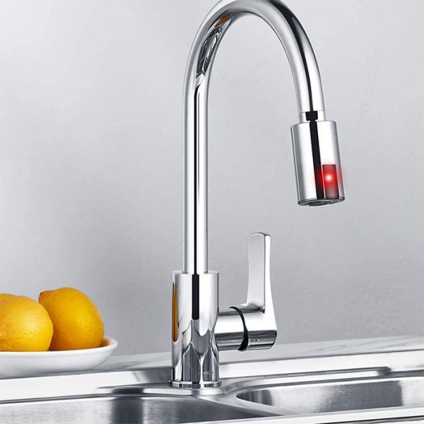 The Touchless Automatic Faucet Provides Hands-Free Sanitation In Your Home