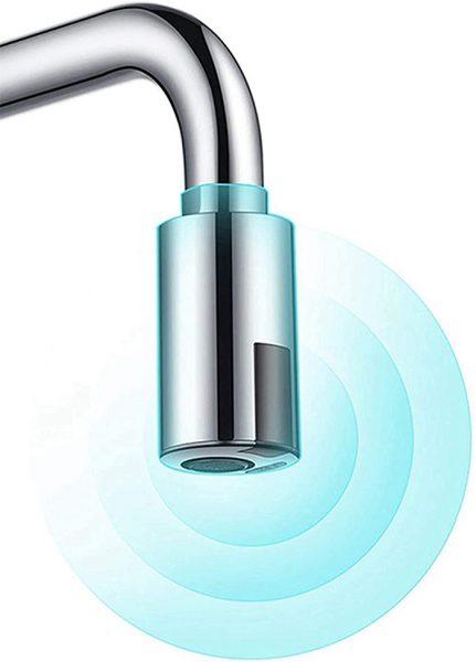 The Touchless Automatic Faucet Provides Hands-Free Sanitation In Your Home