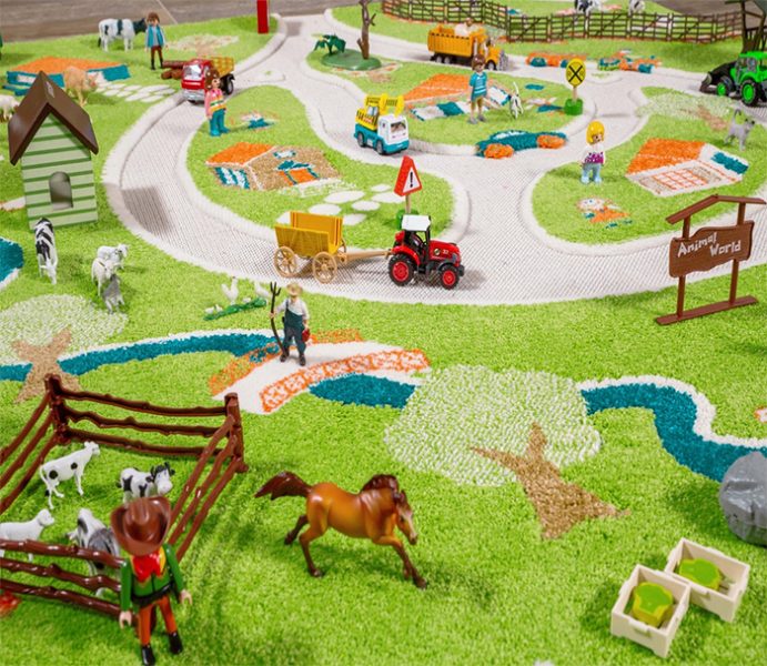 This 3D Farm Play Rug Will Have Kids Playing All Day