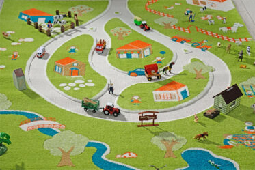 This 3D Farm Play Rug Will Have Kids Playing All Day