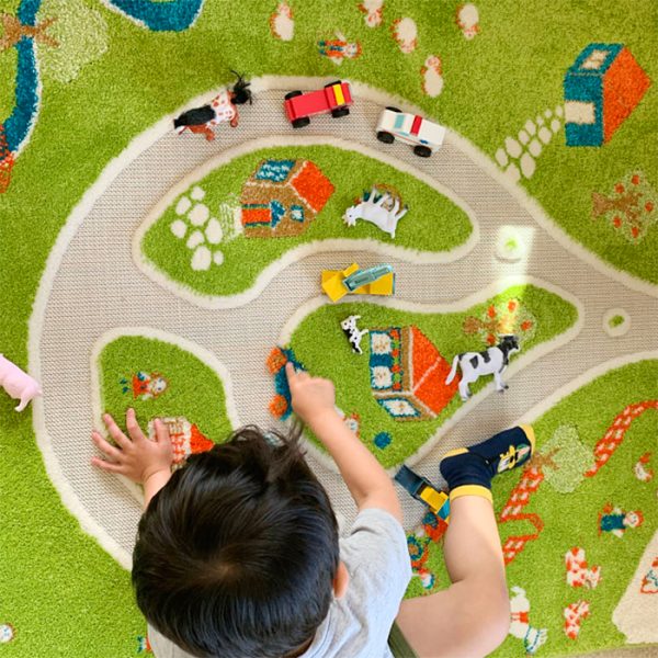 This 3D Farm Play Rug Will Have Kids Playing All Day