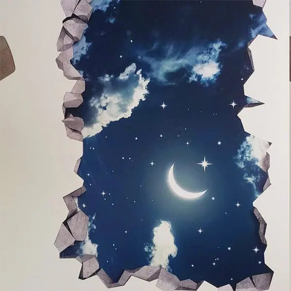 This Night Sky Ceiling Decal Is A Relaxing Way To Fall Asleep