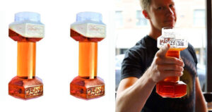 This Dumbbell Beer Glass Combines Working Out With Getting Hammered