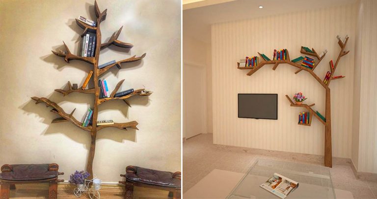 Tree Bookcases Are A Stylish Alternative To The Standard Design