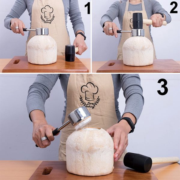 This Coconut Opening Kit Can Gain Access To Coconut Water In Seconds
