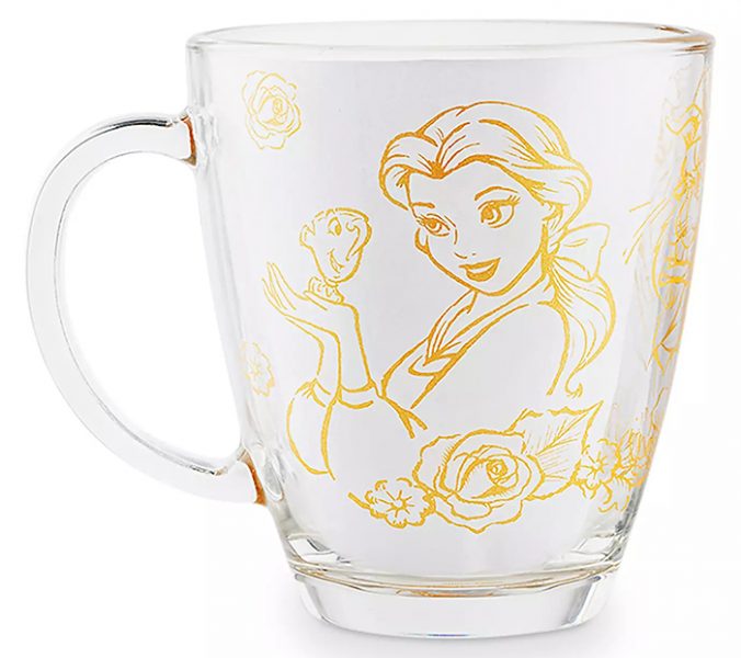 Disney's Beauty And The Beast Mug Includes An Enchanted Rose Tea Infuser