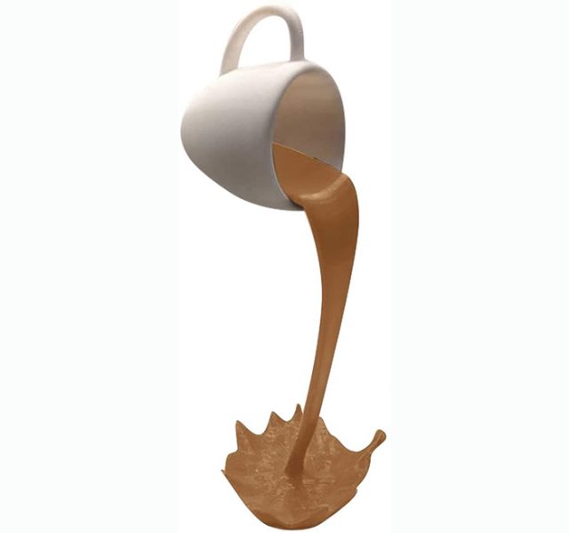 This Floating Coffee Cup Is A Stylish Addition To Anyone's Kitchen