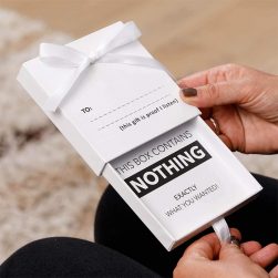 The Gift Of Nothing Is Perfect For Those Who Say They Want Nothing