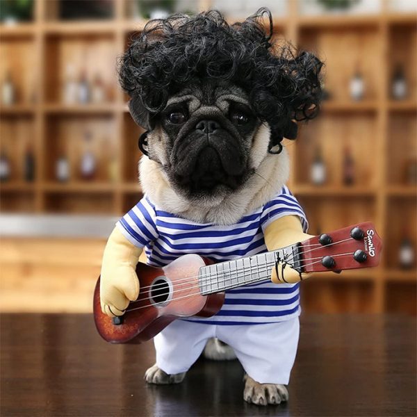 This Guitarist Dog Costume Will Bring Out Your Pet's Inner Rock Star