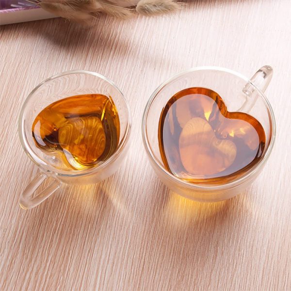 Make The Perfect Brew For Your Loved One With This Clear Heart-Shaped Mug