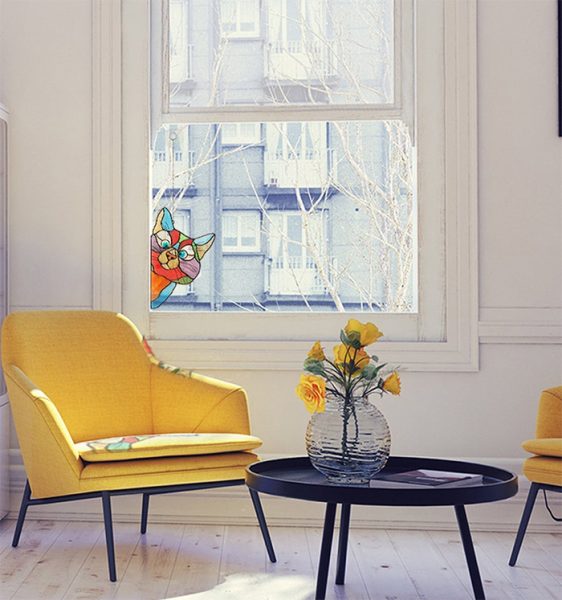 You Can Add This Stained Glass Cat Suncatcher To Any Window In The House