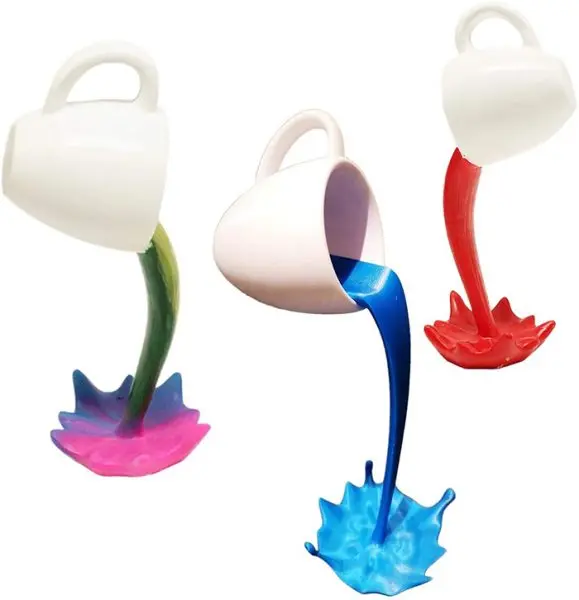 This Floating Coffee Cup Is A Stylish Addition To Anyone's Kitchen