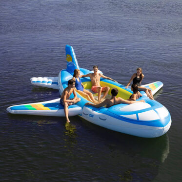 This 18 ft Inflatable Airplane Float Is Perfect For Summer Parties With ...