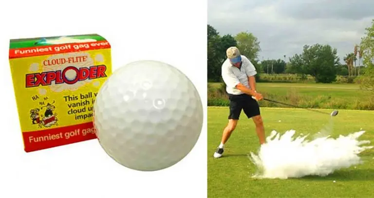 Knock Your Golfing Buddy Off Their Game With This Exploding Golf Ball