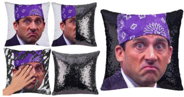 The Prison Mike Sequin Pillowcase Is Something Every Office Needs