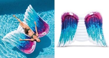 Relax On The Pool Like The Angel You Are With This Angel Wings Pool Float