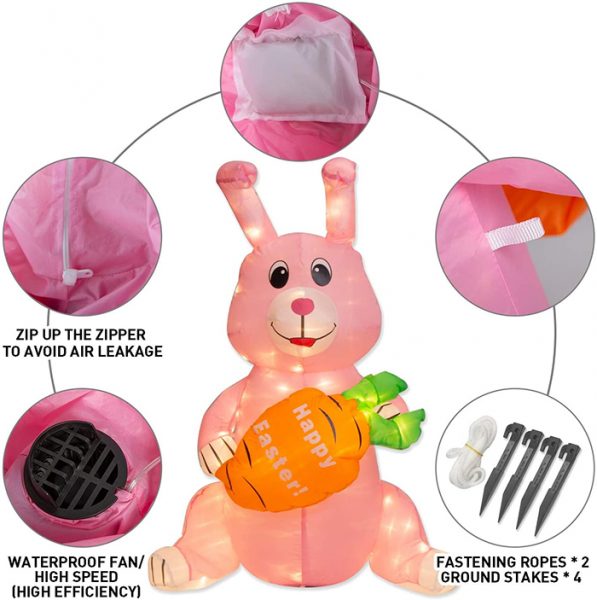 Up Your Easter Game This Year With An Inflatable Easter Bunny