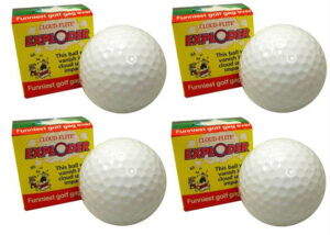 Knock Your Golfing Buddy Off Their Game With This Exploding Golf Ball