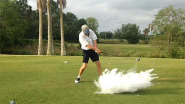 Knock Your Golfing Buddy Off Their Game With This Exploding Golf Ball