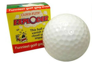 Knock Your Golfing Buddy Off Their Game With This Exploding Golf Ball