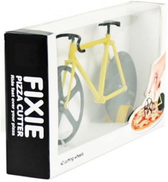 This Bicycle-Shaped Pizza Cutter Rides Through Your Pizza With Ease