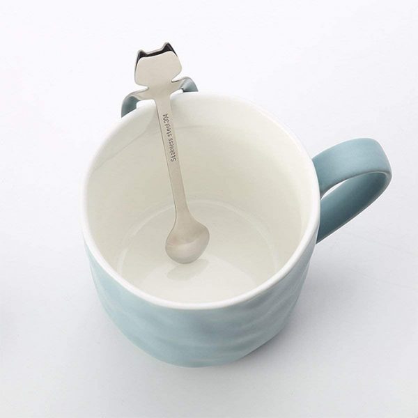 These Cute Cat Spoons Hug The Side Of Your Mug