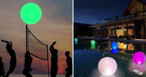 Color-Changing LED Beach Balls For Those Late Night Games