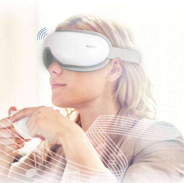 Wearable Eye Massager With Heat And Music Therapy