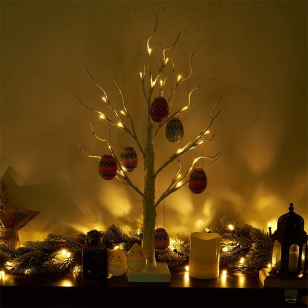 Get In The Festive Spirit With This Tabletop Easter Egg Tree