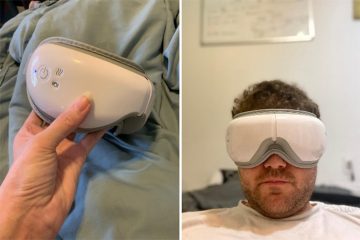 Wearable Eye Massager With Heat And Music Therapy