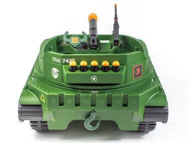 The Ride-On Electric 'Thunder Tank' Has A Working Cannon, Rotating ...