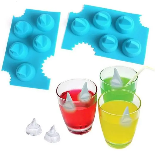 You Can Get An Ice Tray That Creates Shark Fin-Shaped Ice Cubes