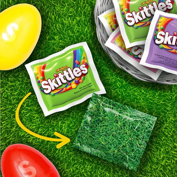 New Impossible Egg Hunt Skittles Are Camouflaged To Make Your Easter ...