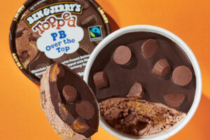 The New Ben & Jerry's Topped Ice Cream Has A Layer Of Chocolate Ganache ...