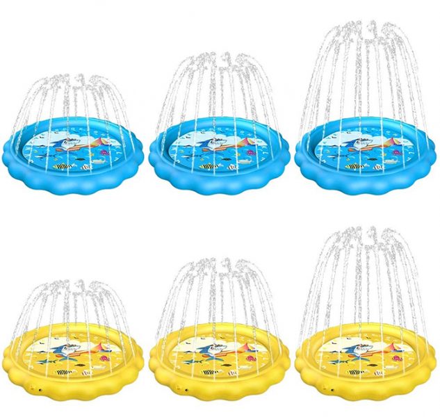 This Sprinkler Pool For Kids Has An Adjustable Spray Height