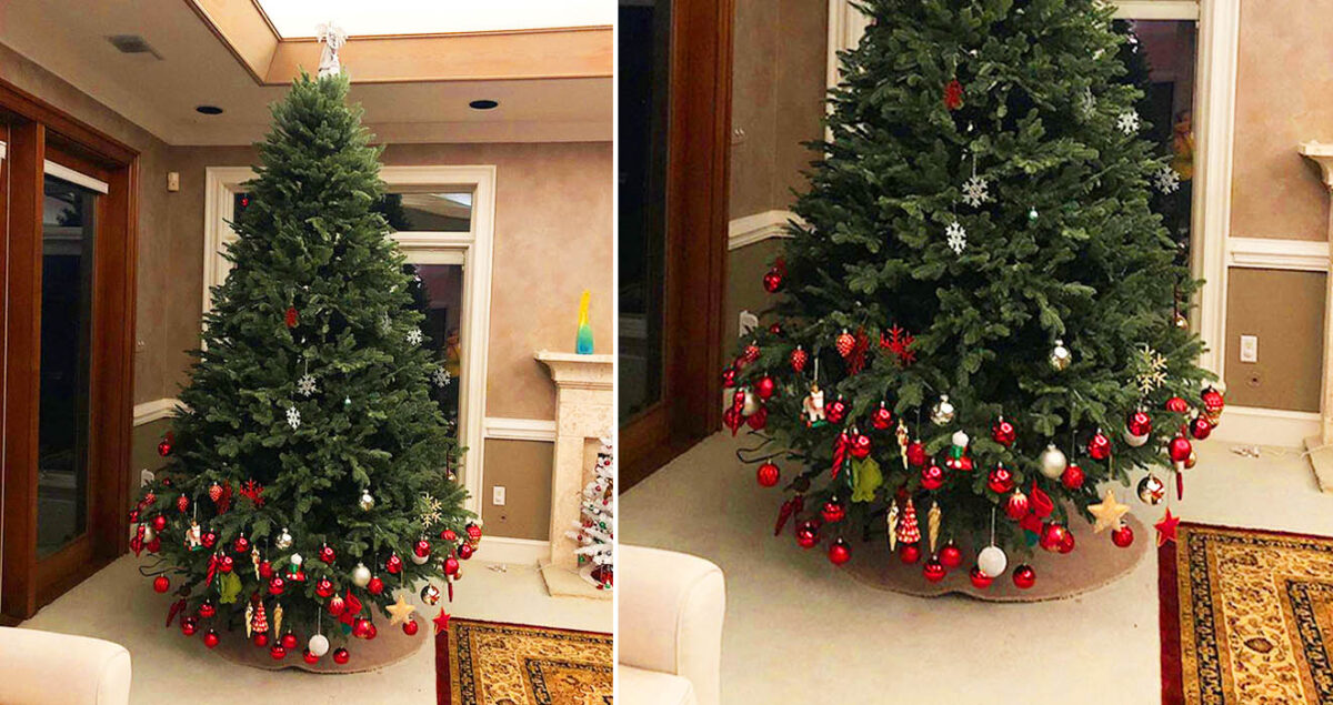 Mom Shares Photo Of 4-Year-Old Daughter's Half-Decorated Christmas Tree ...