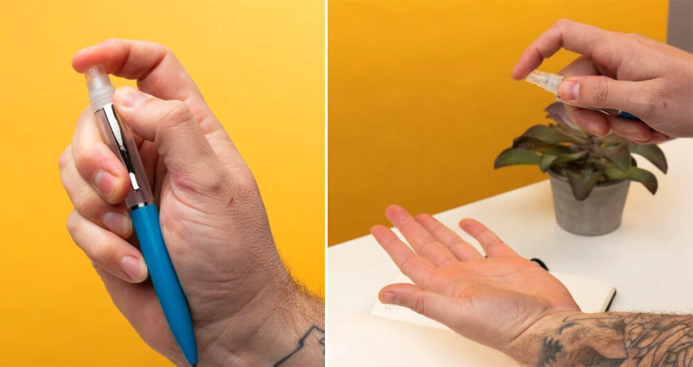 This Pen Has A Built-In Hand Sanitizer Spray