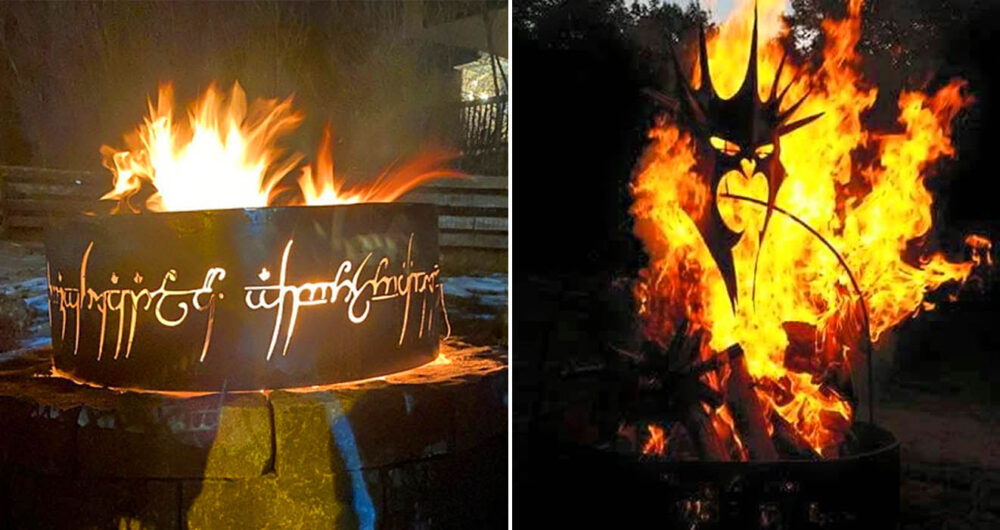 This Lord Of The Rings Fire Pit Lets You Cook Your Marshmallows Over ...