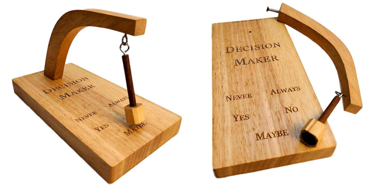 This Pendulum Decision Maker Will Help Decide Important Things Like ...