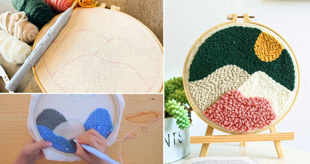This Punch Needle Embroidery Kit Is Perfect For Novice Crafters